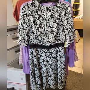 CeCe | Dresses | Msrp 39 Stunning Cece Textured Floral Dress | Poshmark